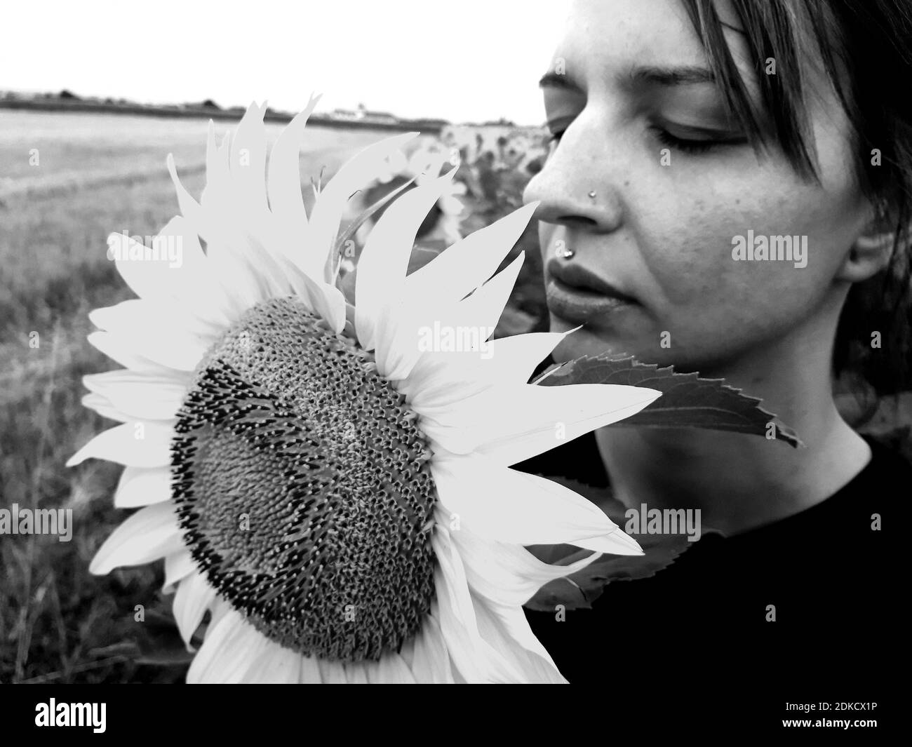 Women Close Crop Black And White High Resolution Stock Photography and ...