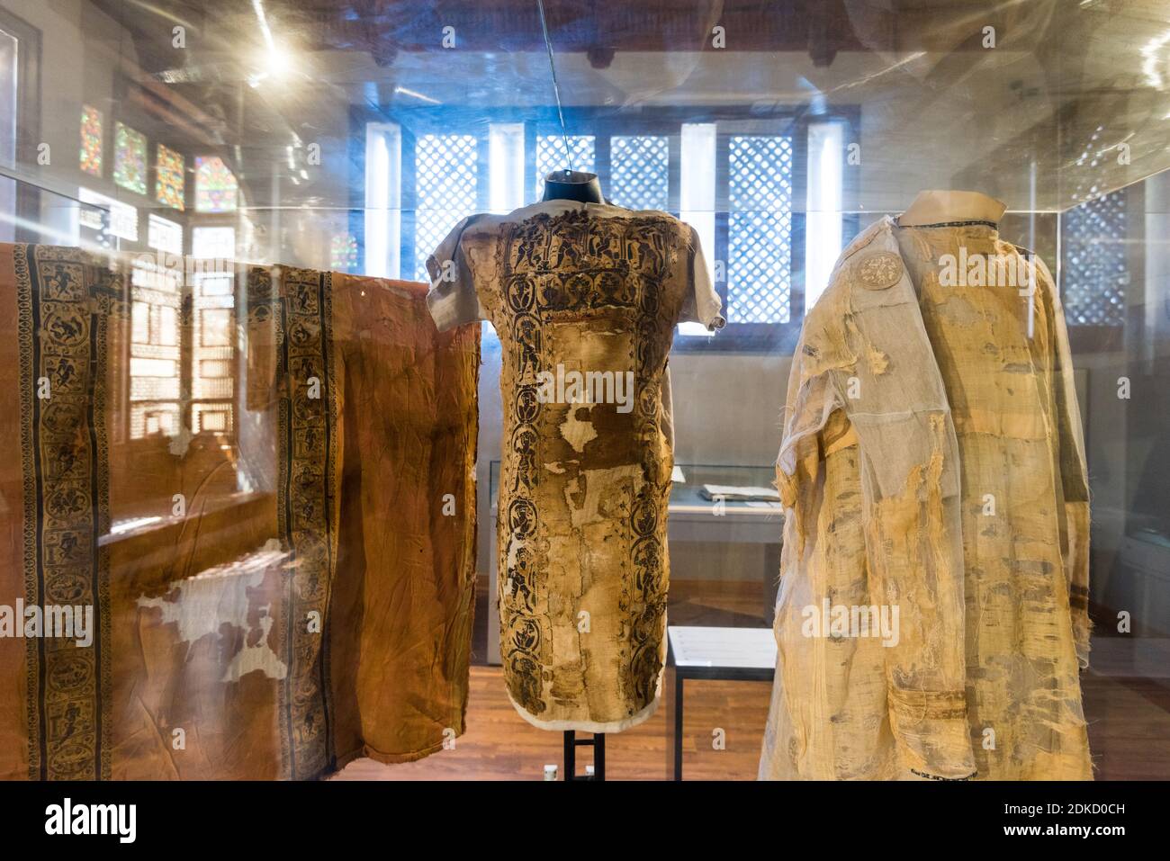 Coptic Christian clothes in Ancient Egypt Stock Photo - Alamy