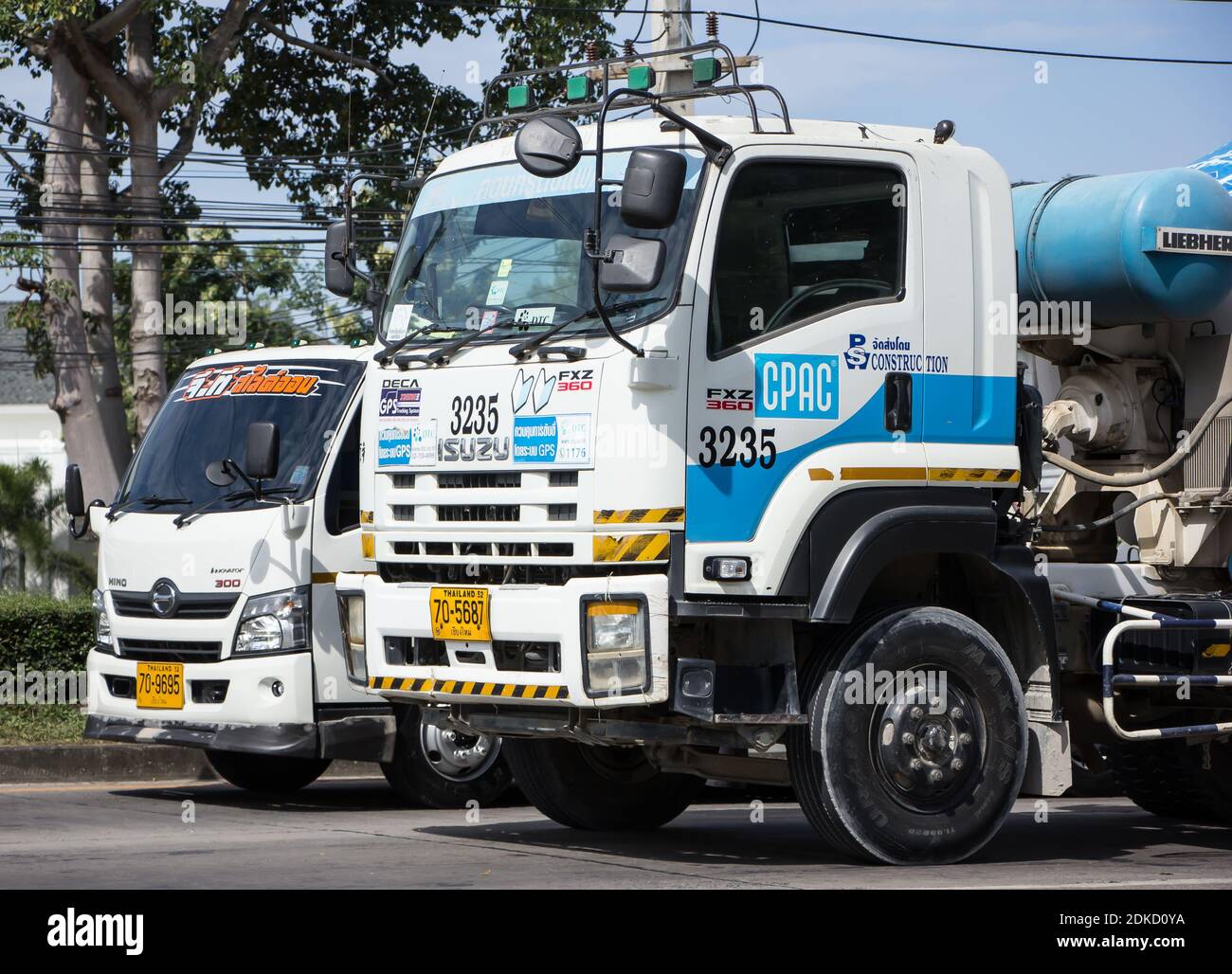 Chiangmai, Thailand - November 13 2020: Concrete truck of CPAC Concrete ...
