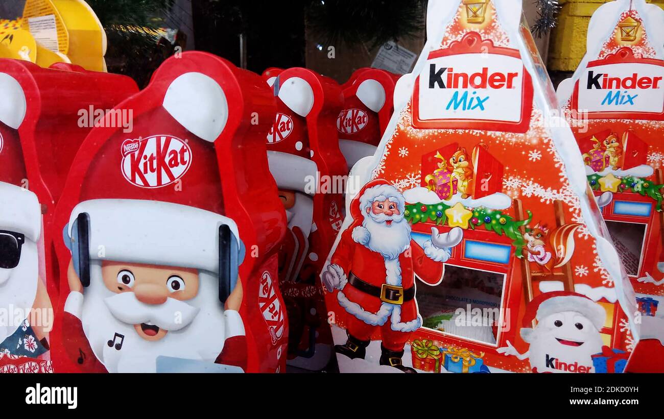 Kinder chocolate for christmas hi-res stock photography and images - Alamy