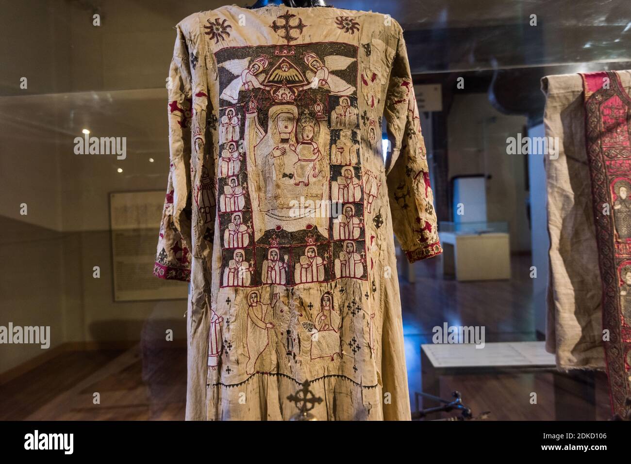 Coptic Christian clothes in Ancient Egypt Stock Photo - Alamy