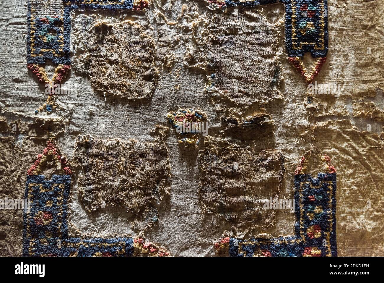 Details of Coptic Christian clothes in Ancient Egypt Stock Photo - Alamy