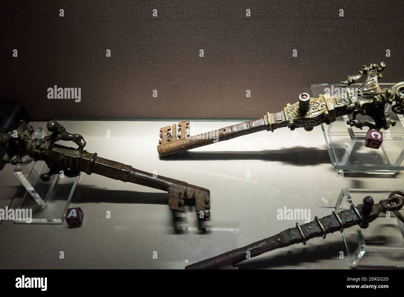 Coptic artifacts keys for the christian Churches in Cairo, Egypt Stock ...