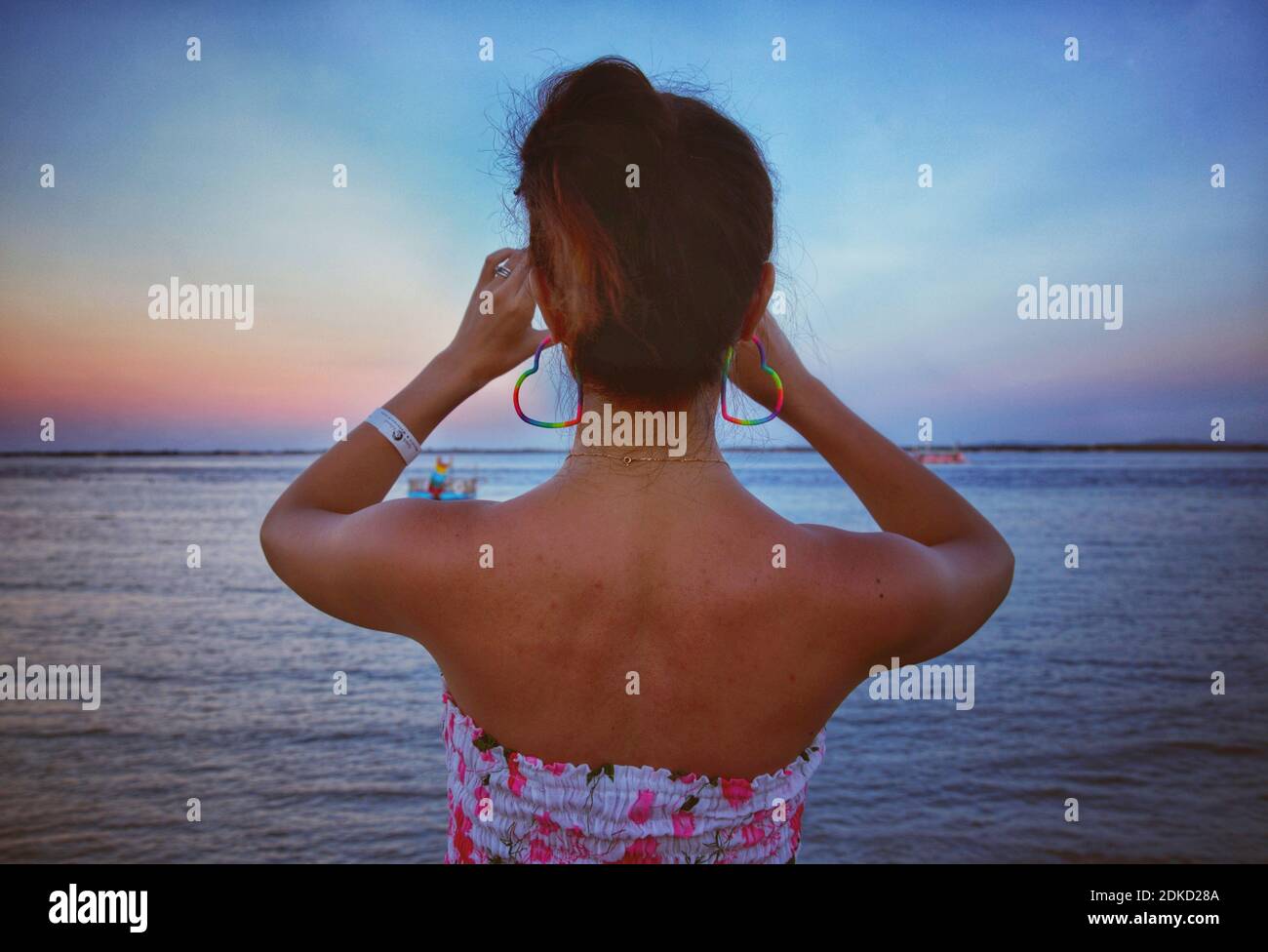 Woman sunburnt hi-res stock photography and images - Alamy