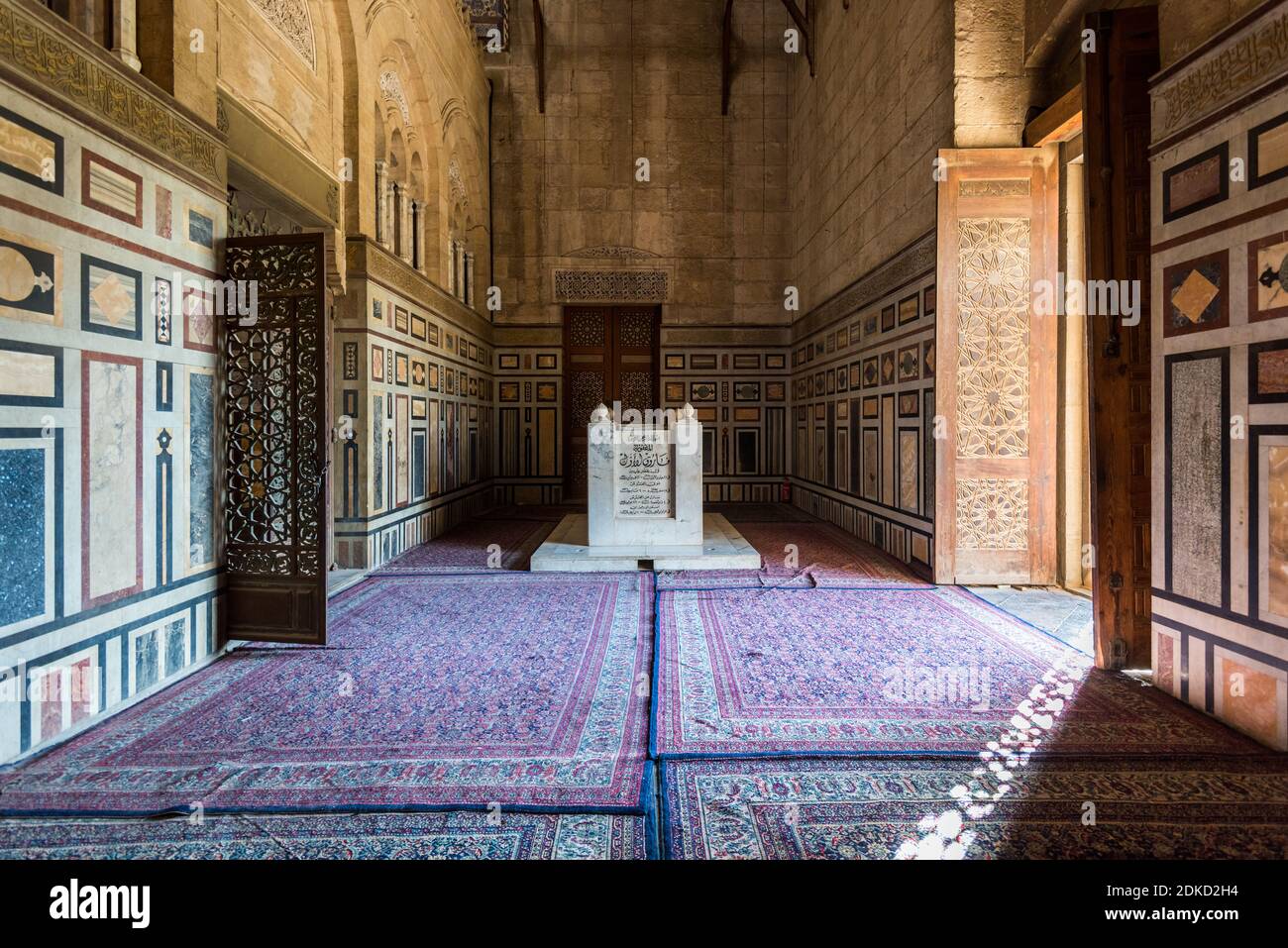 Tomb of King Farouk, King of Egypt and the Sudan, inside of the Mosque ...