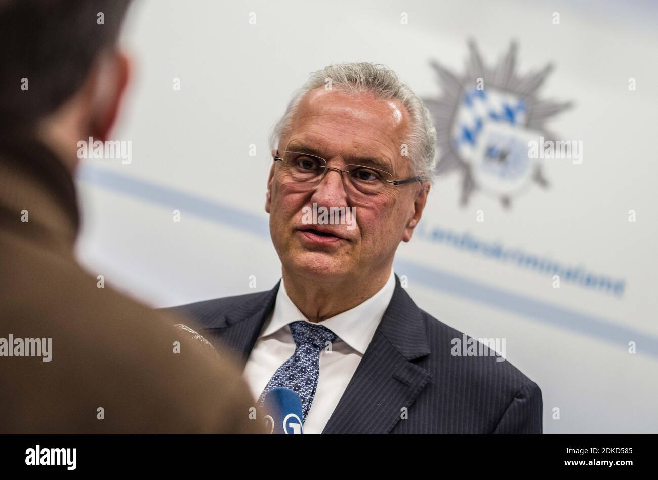 Munich, Bavaria, Germany. 15th Dec, 2020. JOACHIM HERRMANN, Interior Minister of Bavaria ...