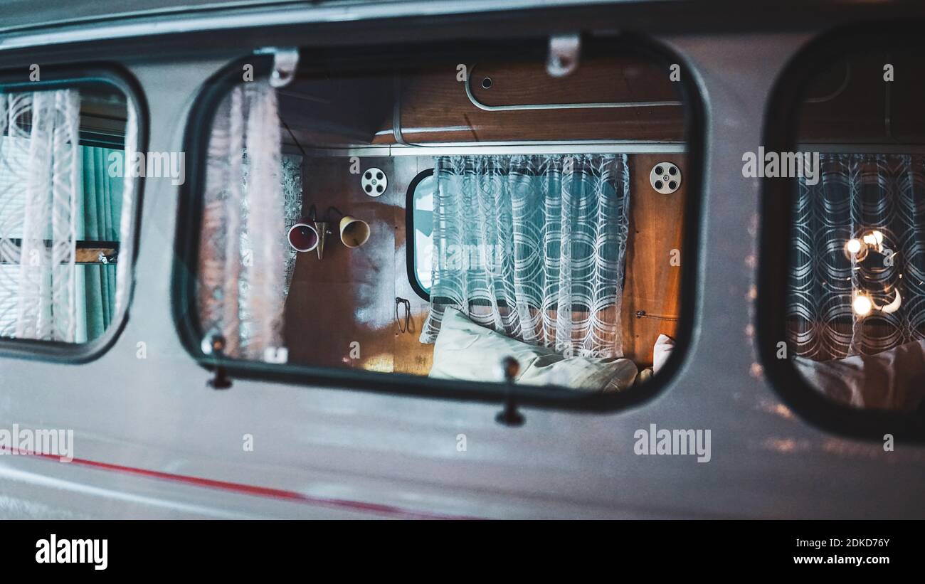 Retro caravan style hi-res stock photography and images - Alamy