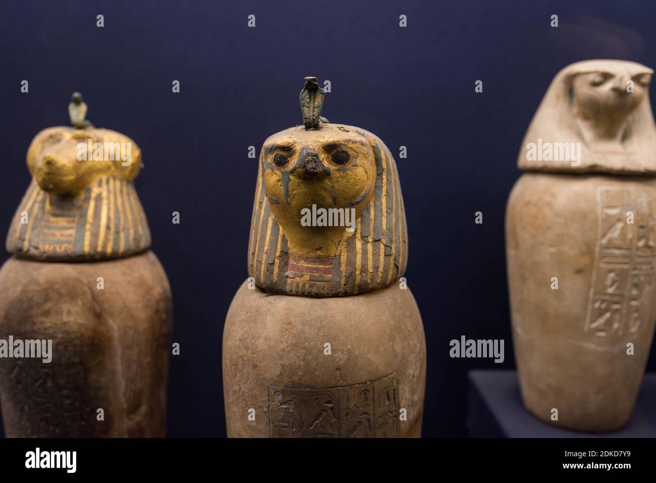 Canopic jars hi-res stock photography and images - Alamy