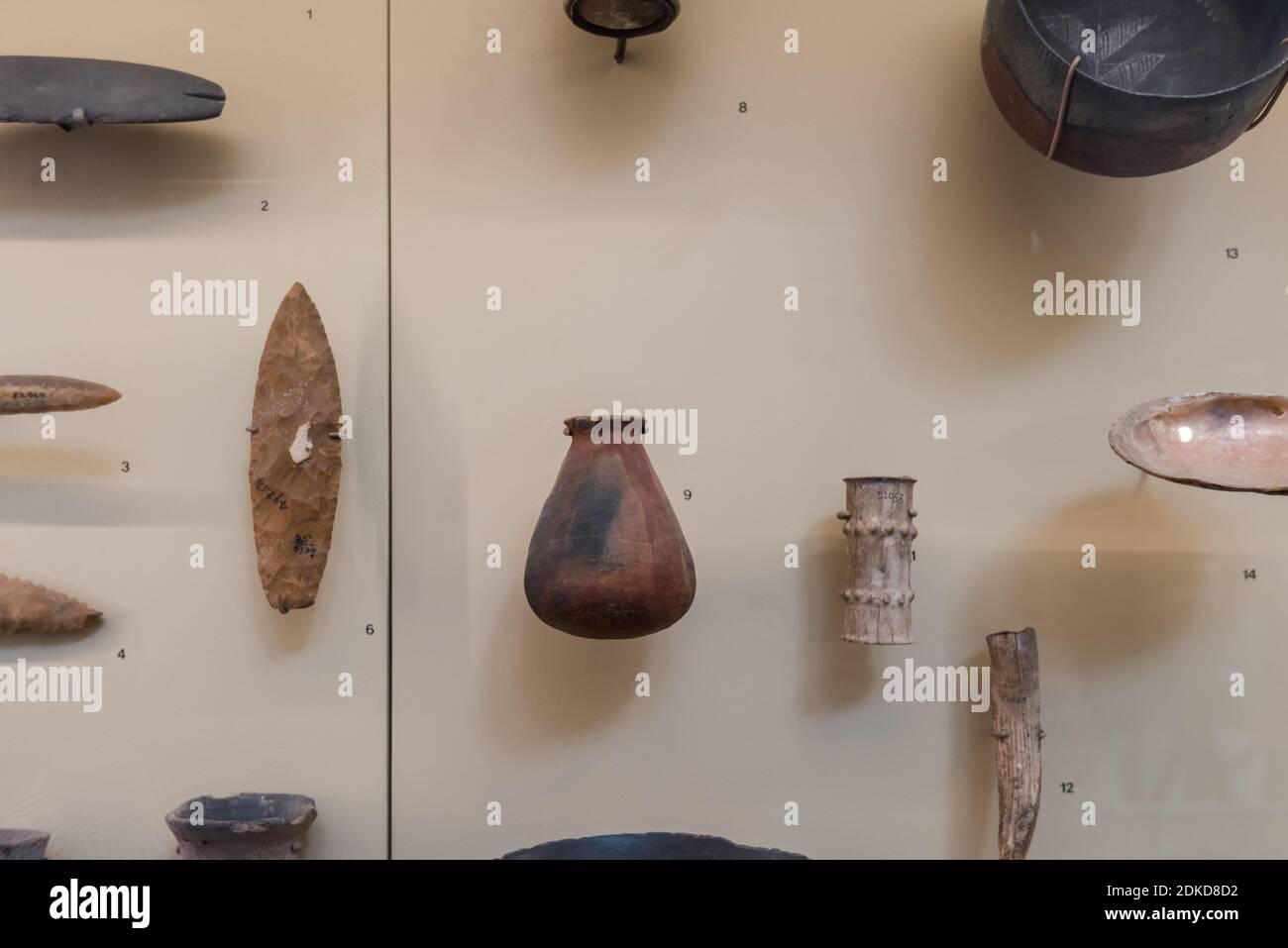 Pottery of artifacts in the Museum of Egyptian Antiquities, is home to ...