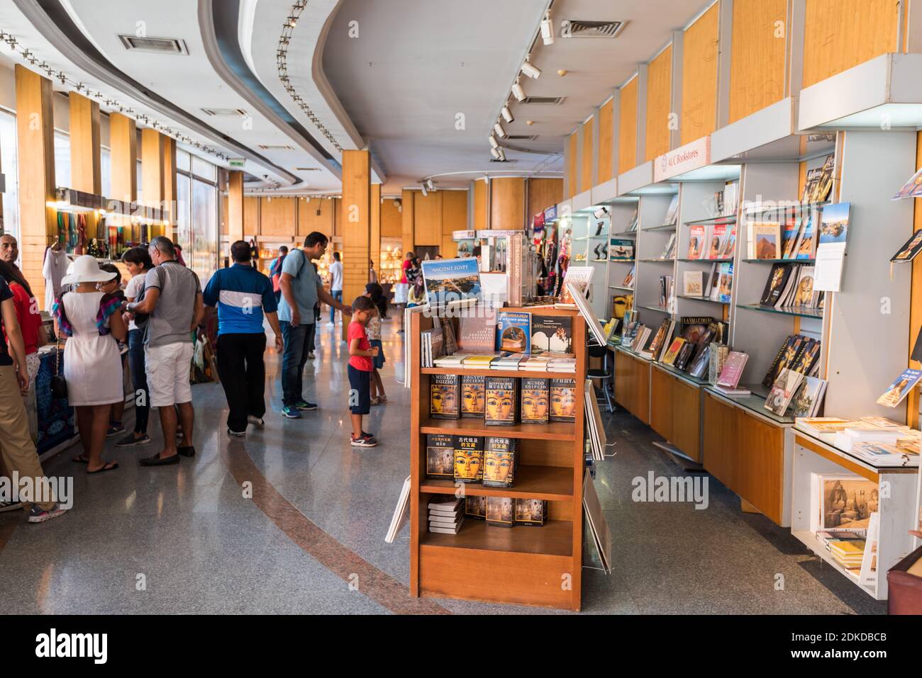 Souvenir shop in the Museum of Egyptian Antiquities, home to an ...