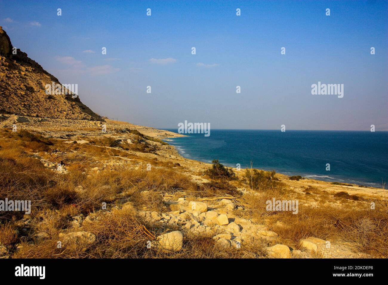 Mountain nature landscape. Desert on a sunny day. Negev Desert in ...