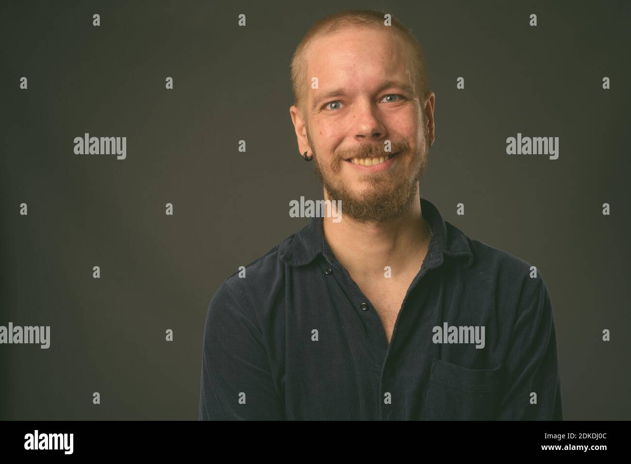 Finnish man against gray background Stock Photo - Alamy
