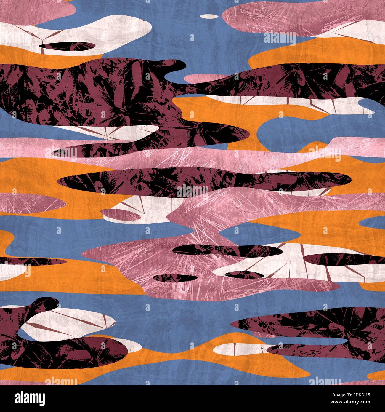 Seamless collage in camo shapes vivid montage Stock Photo - Alamy