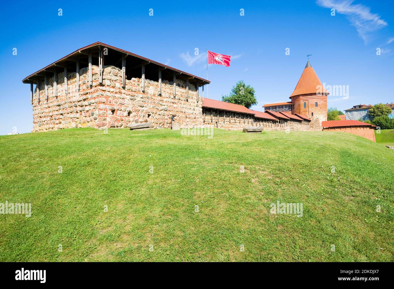 Red brick medieval Kaunas castle, Lithuania Stock Photo - Alamy