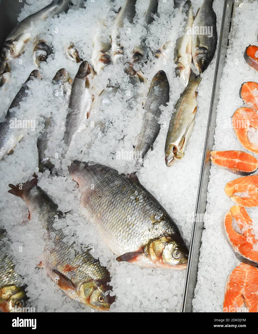 Fresh fish in a shop Stock Photo - Alamy