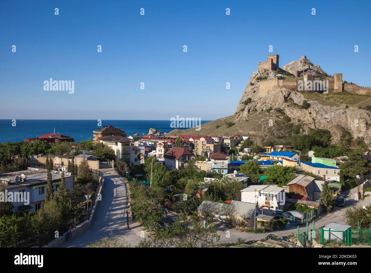 Ukraine, Crimea, Sudak, Genoese fortress Stock Photo - Alamy
