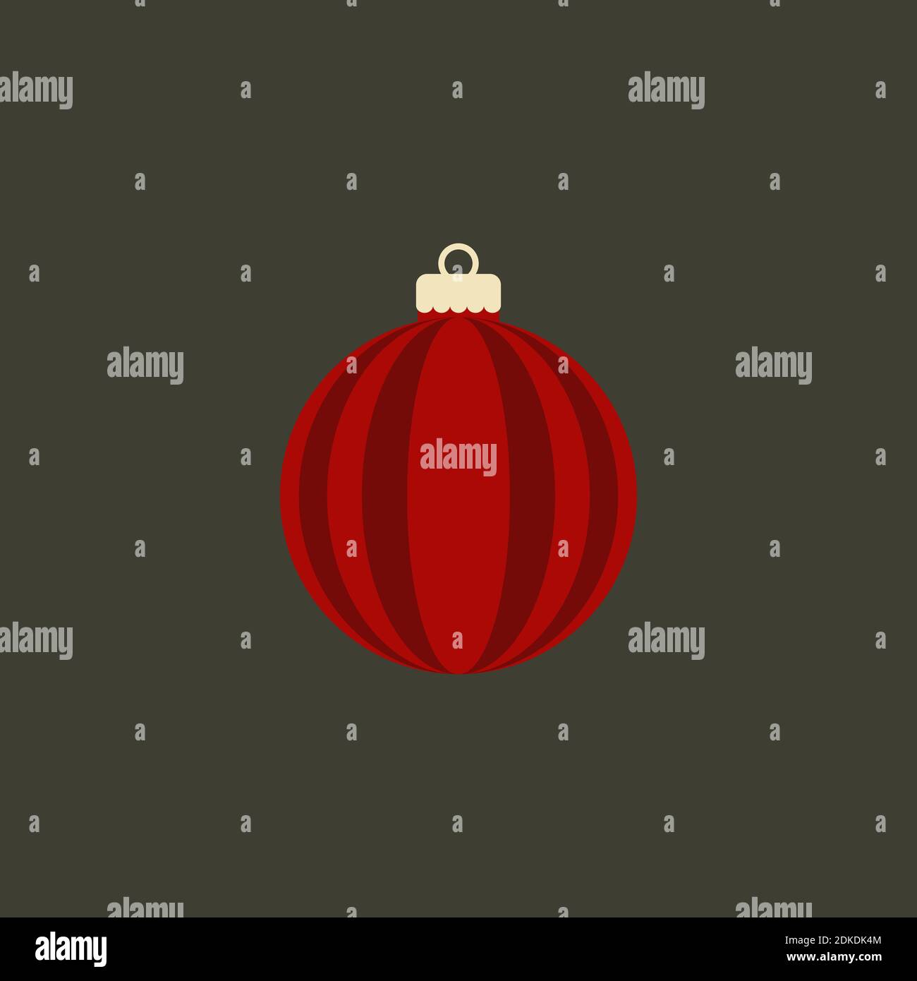Clean, modern simple red striped ornament on dark grey background Stock ...