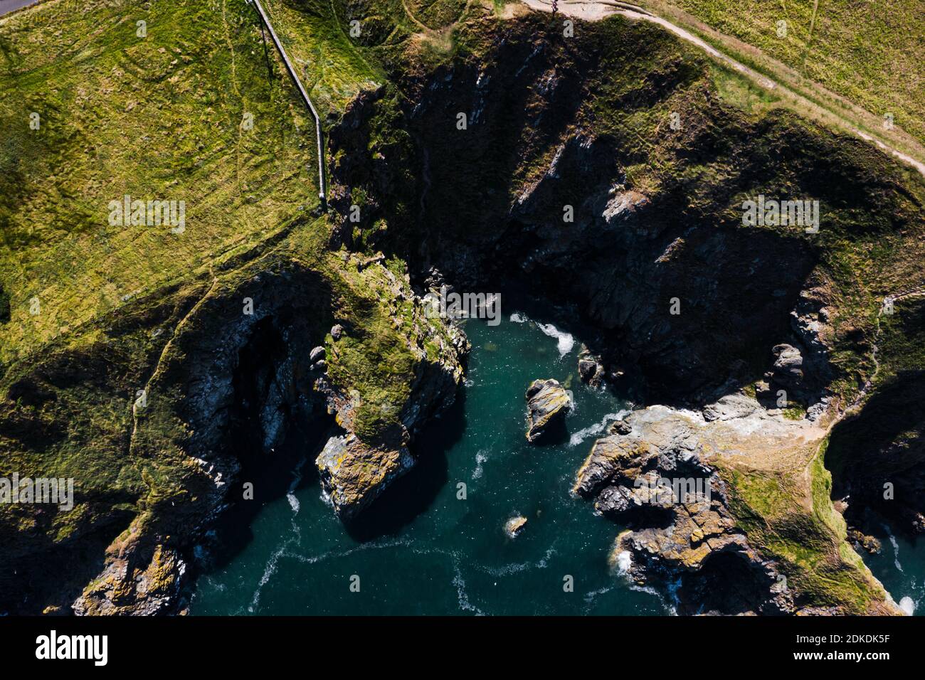 Top down view of The Howth Cliffs Stock Photo - Alamy