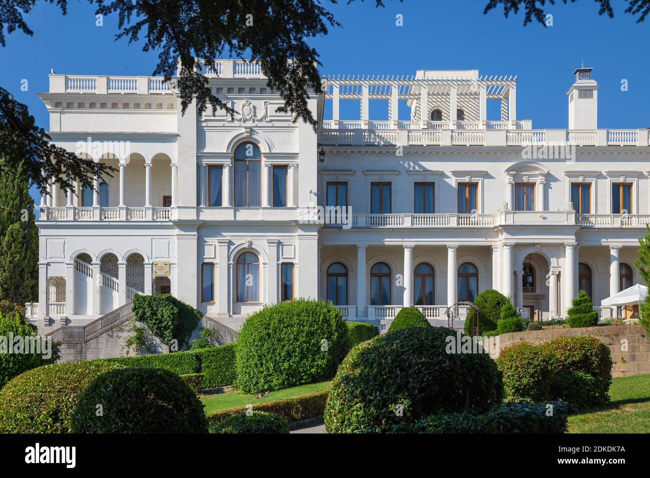 Ukraine, Crimea, Livadia Palace, location of the Yalta conference in ...