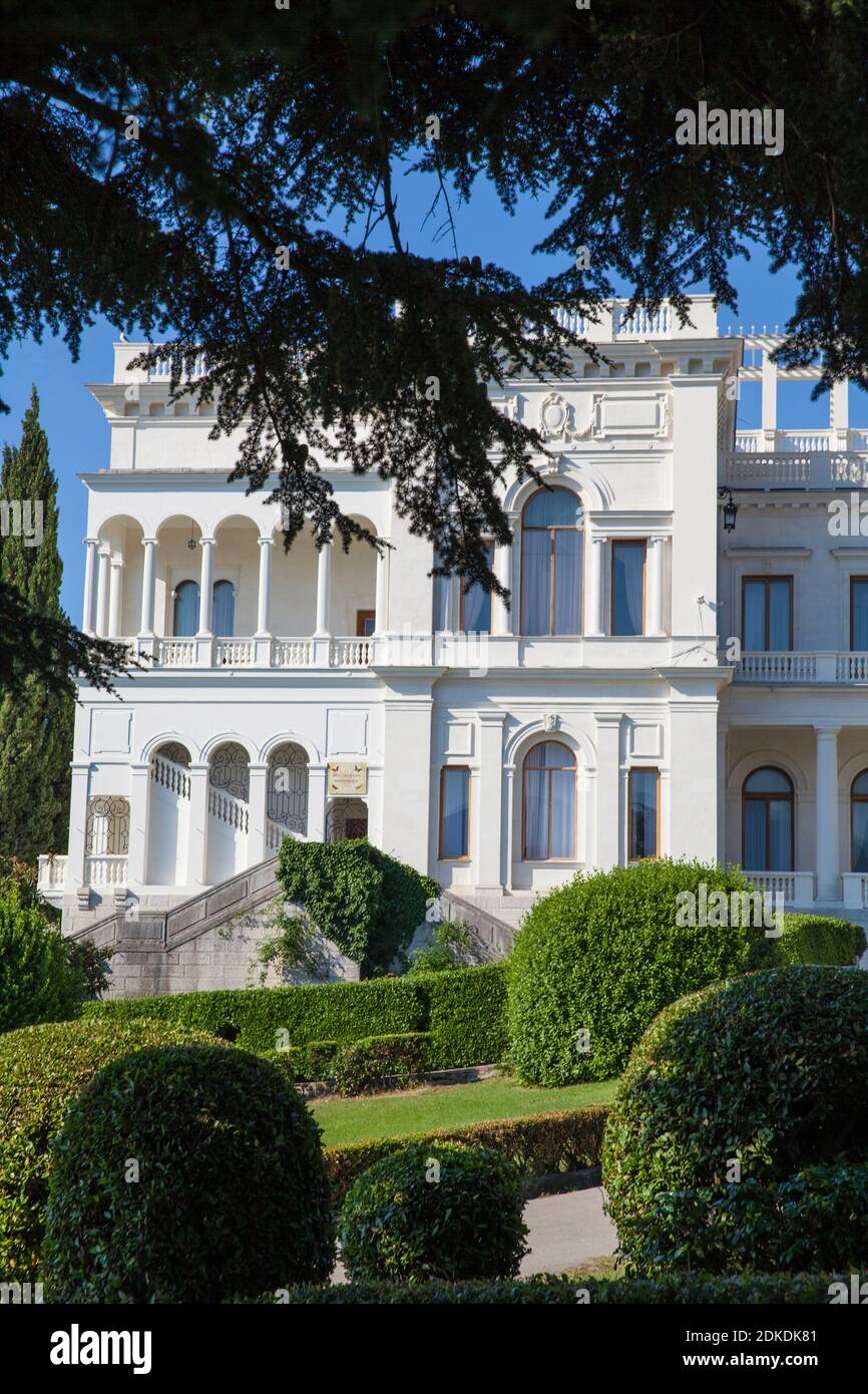 Ukraine, Crimea, Livadia Palace, location of the Yalta conference in ...