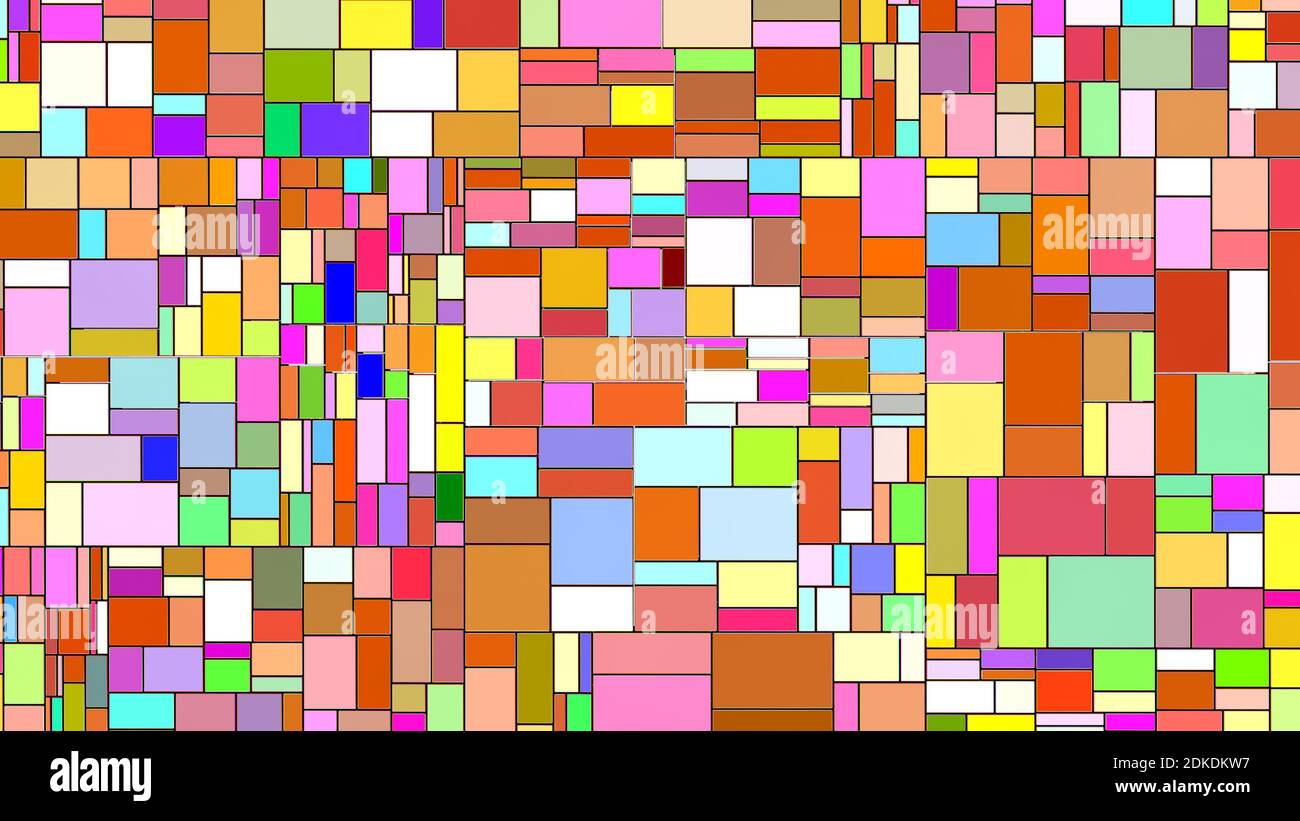 3d render. Abstract colorful background illustration Stock Photo - Alamy