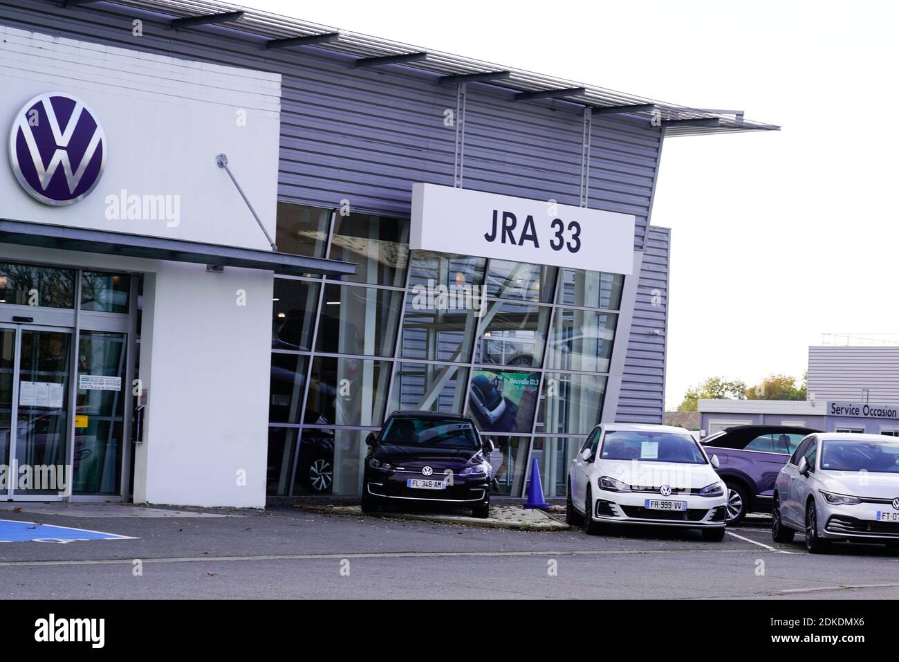 Bordeaux , Aquitaine France - 11 21 2020 : Volkswagen logo and text ...