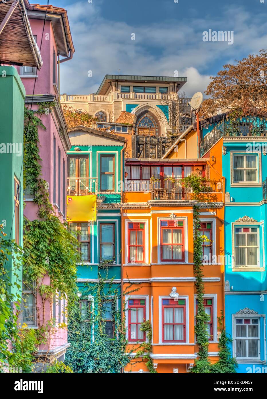 Balat district, Istanbul, HDR Image Stock Photo - Alamy