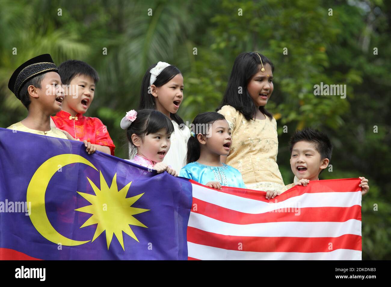 Flag raising kids hi-res stock photography and images - Alamy