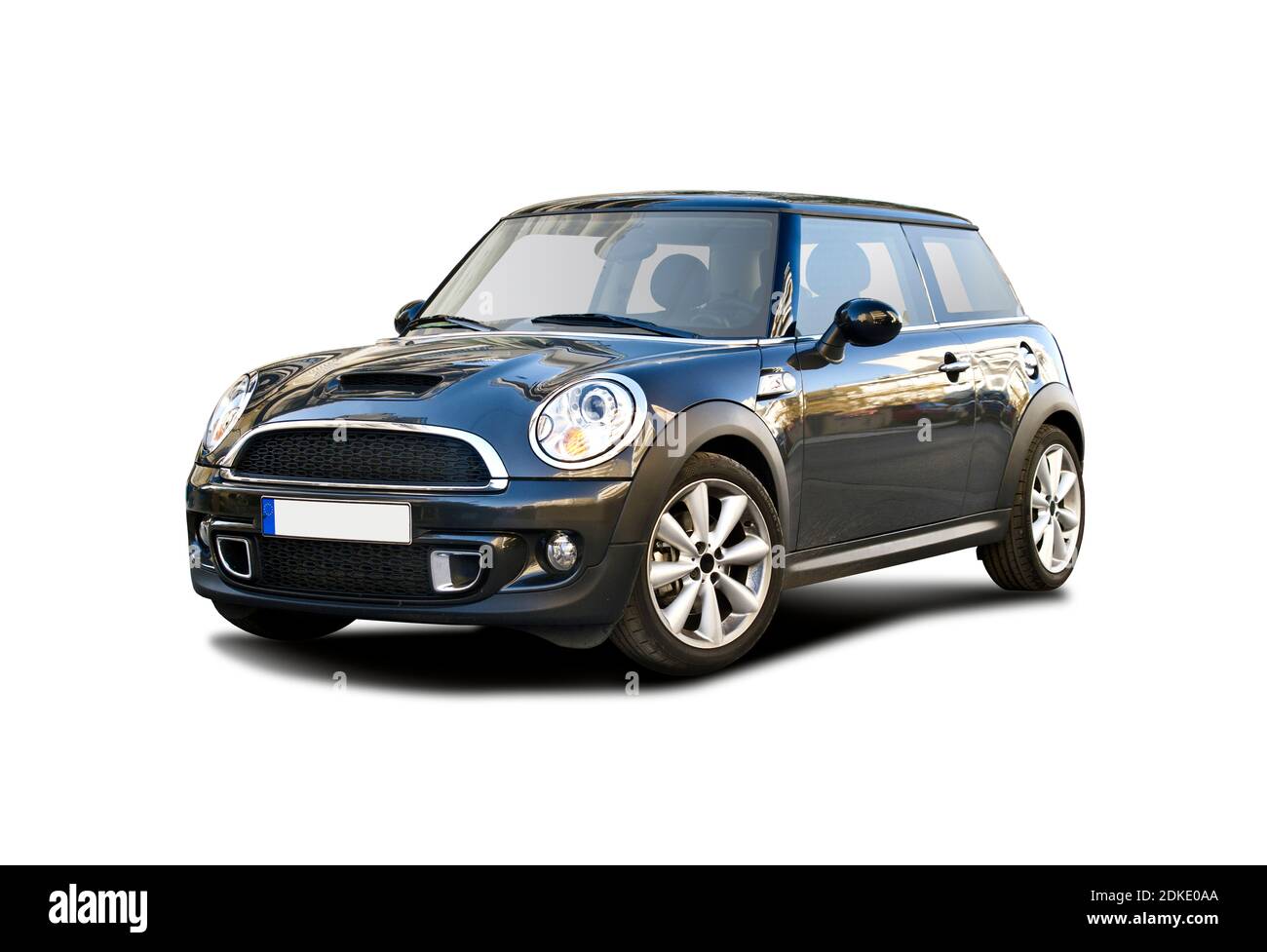 New Mini Cooper isolated on white background Stock Photo - Alamy