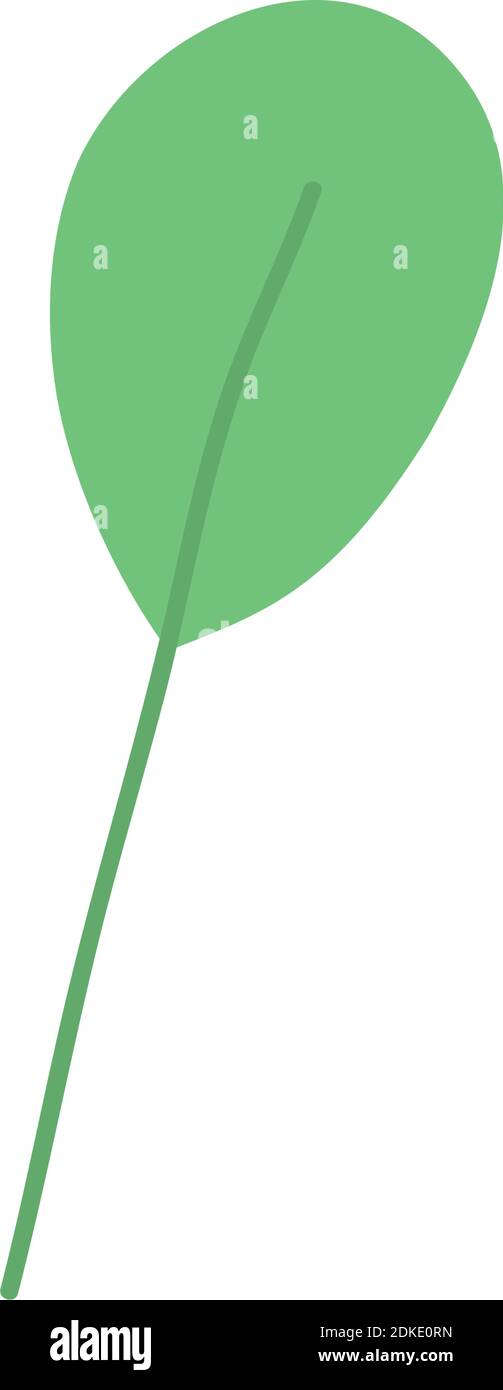 icon of leaf over white background, colorful design, vector ...