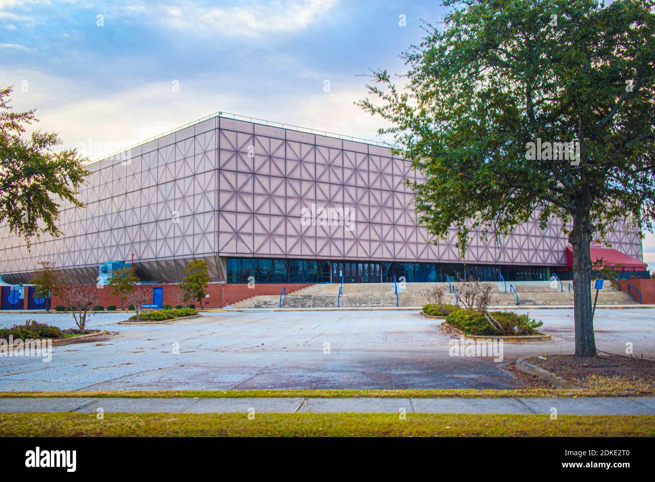 Augusta, Ga USA - 12 15 20: James brown Arena corner building view ...