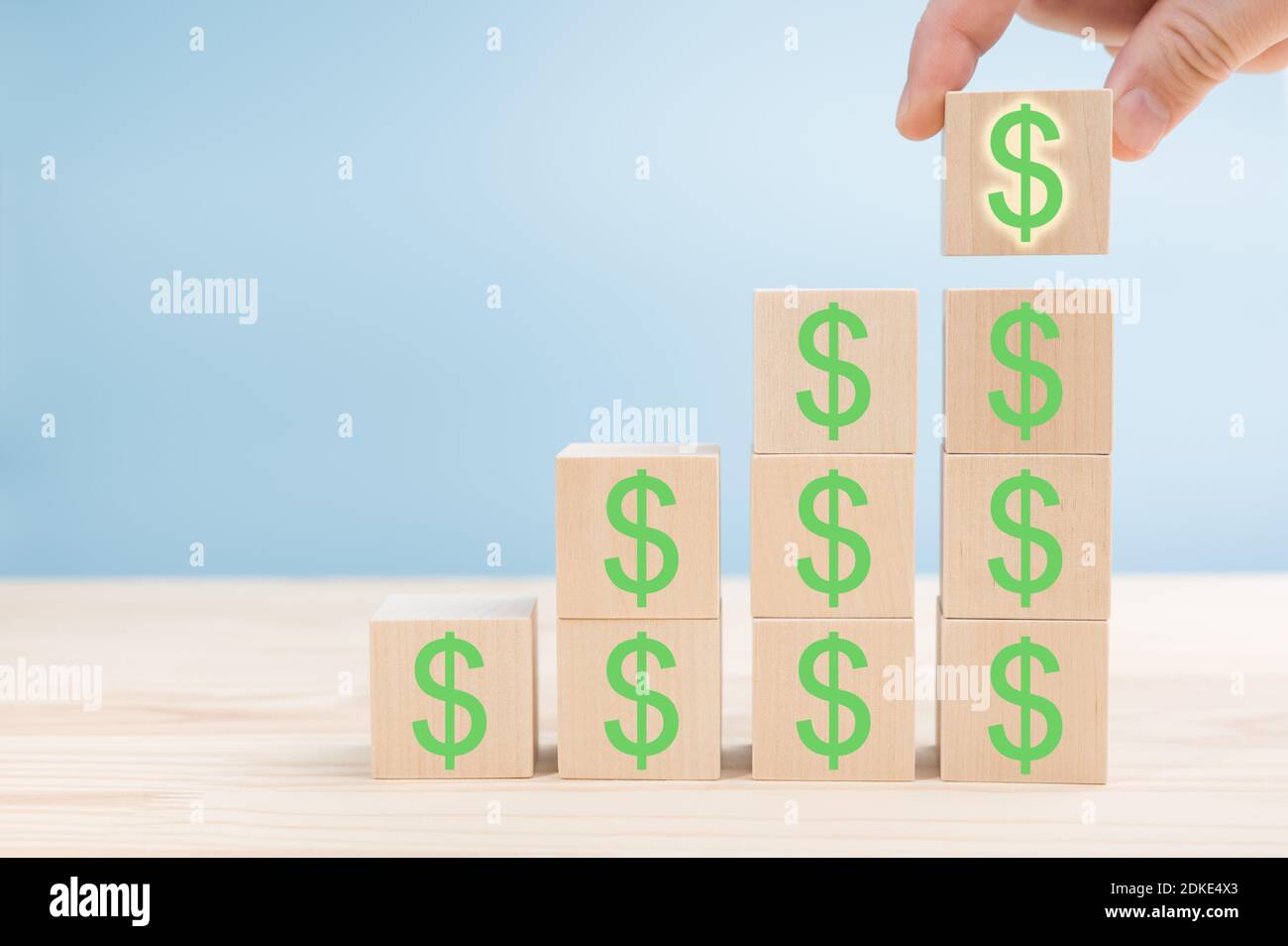 Money and ladder hi-res stock photography and images - Alamy