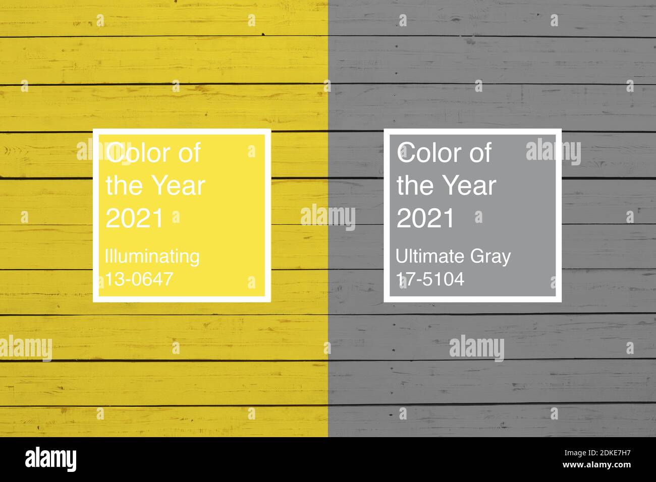 Background of colors of year 2021 Ultimate Gray and Illuminating Stock ...