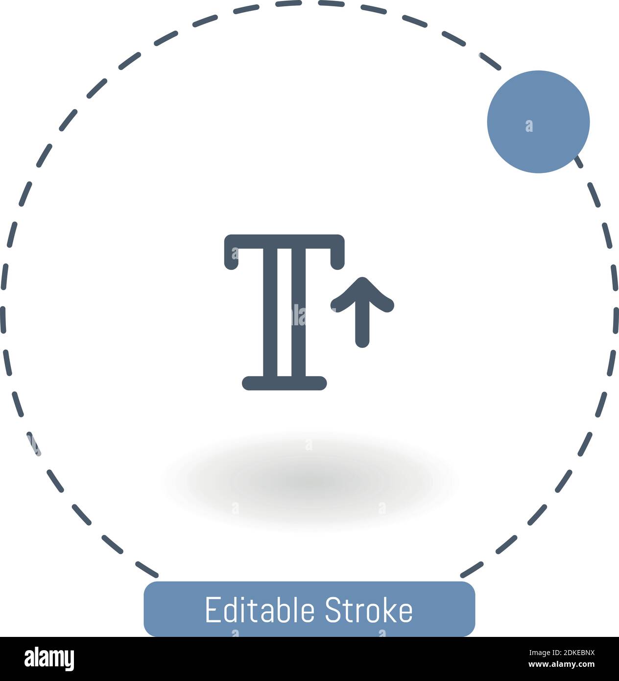 font vector icon editable stroke outline icons for web and mobile Stock ...