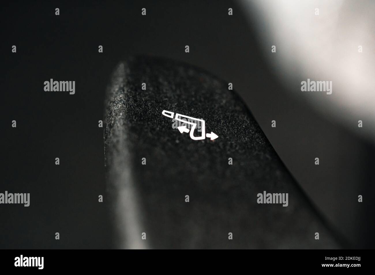 Сar seat position control handle close up Stock Photo - Alamy