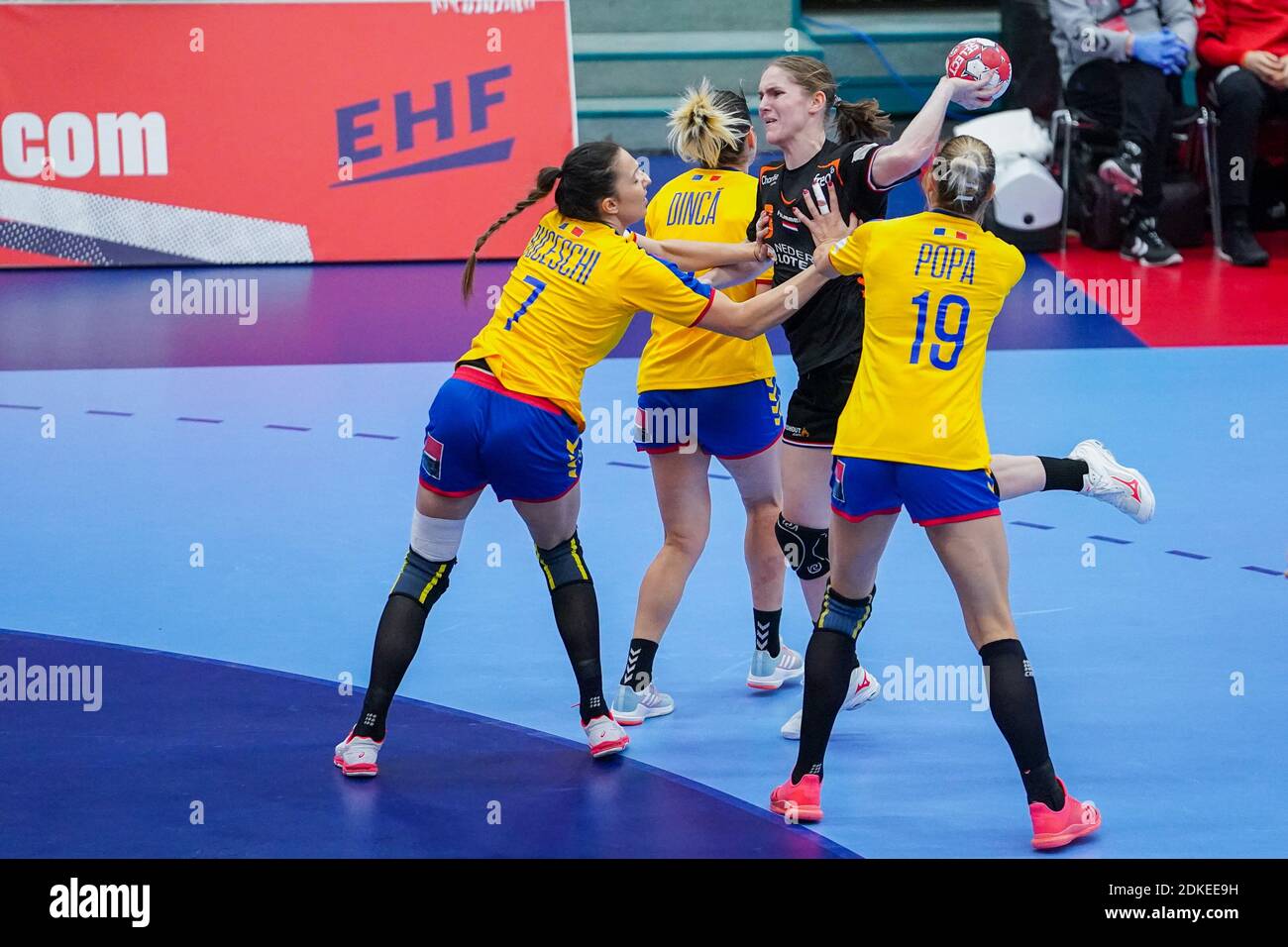 KOLDING, DENMARK - DECEMBER 15: Eliza Iulia Buceschi of Romania, Laura ...