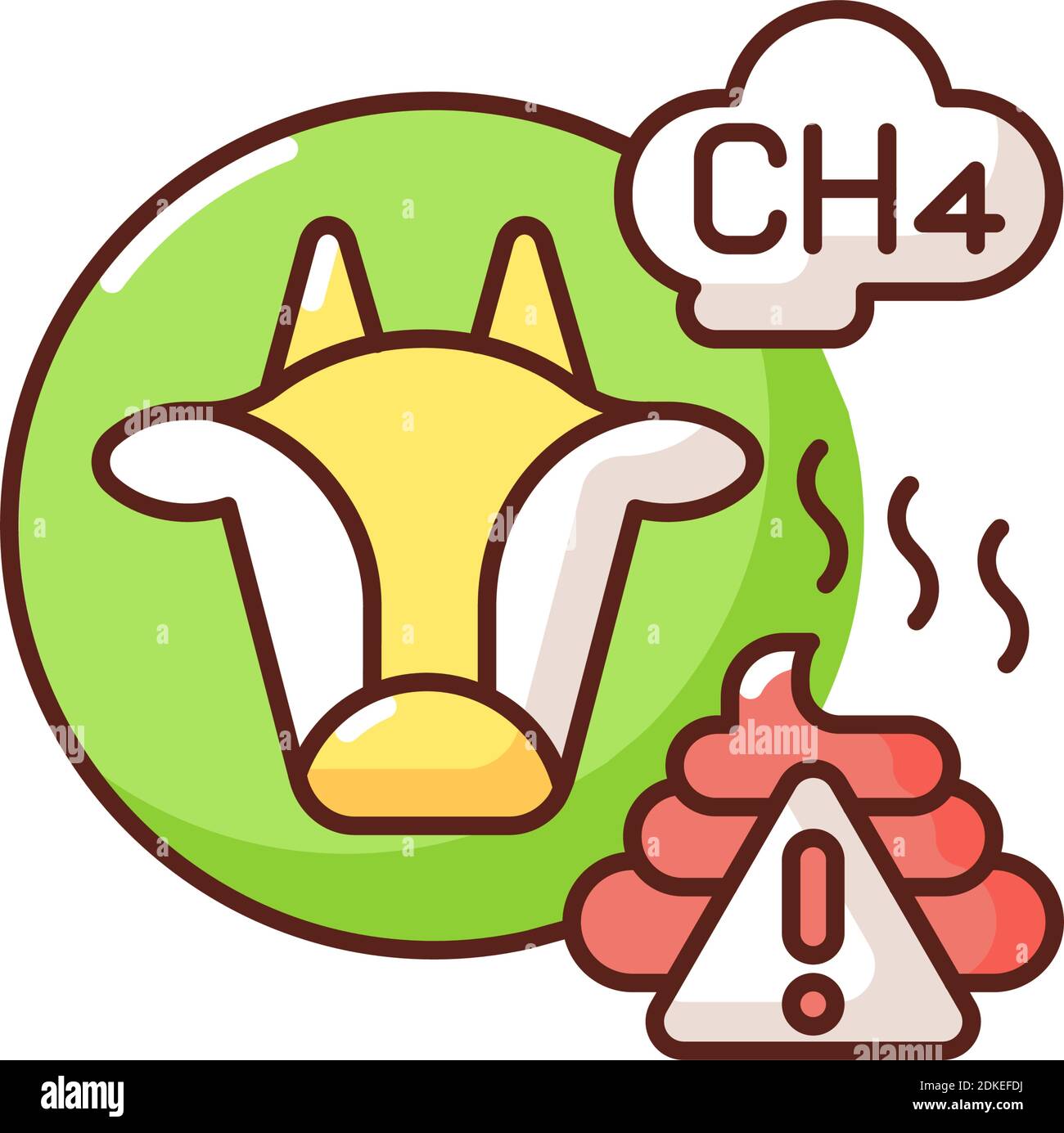 Farming livestock RGB color icon Stock Vector Image & Art - Alamy