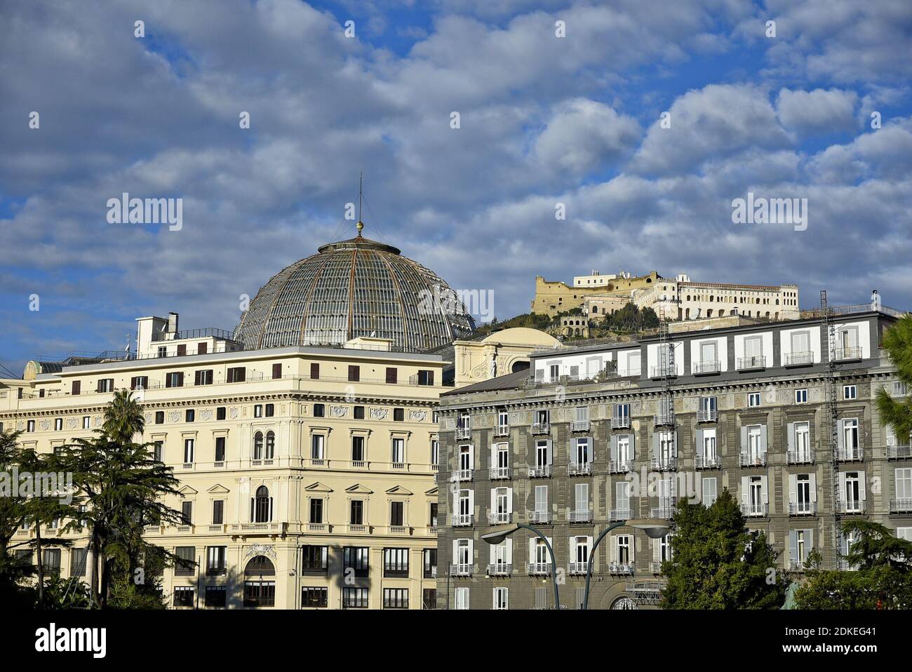 Historic buildings in the old city of Naples Stock Photo - Alamy
