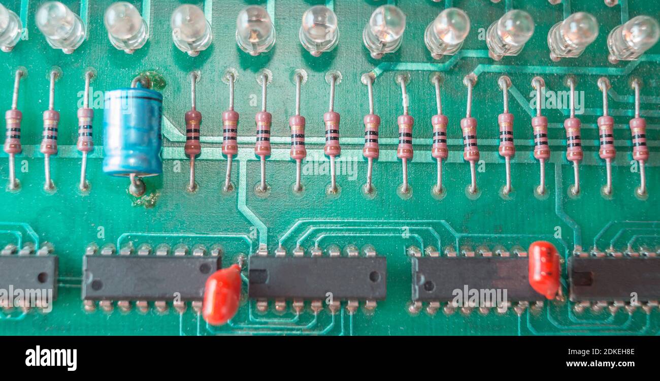 Row of diodes hi-res stock photography and images - Alamy
