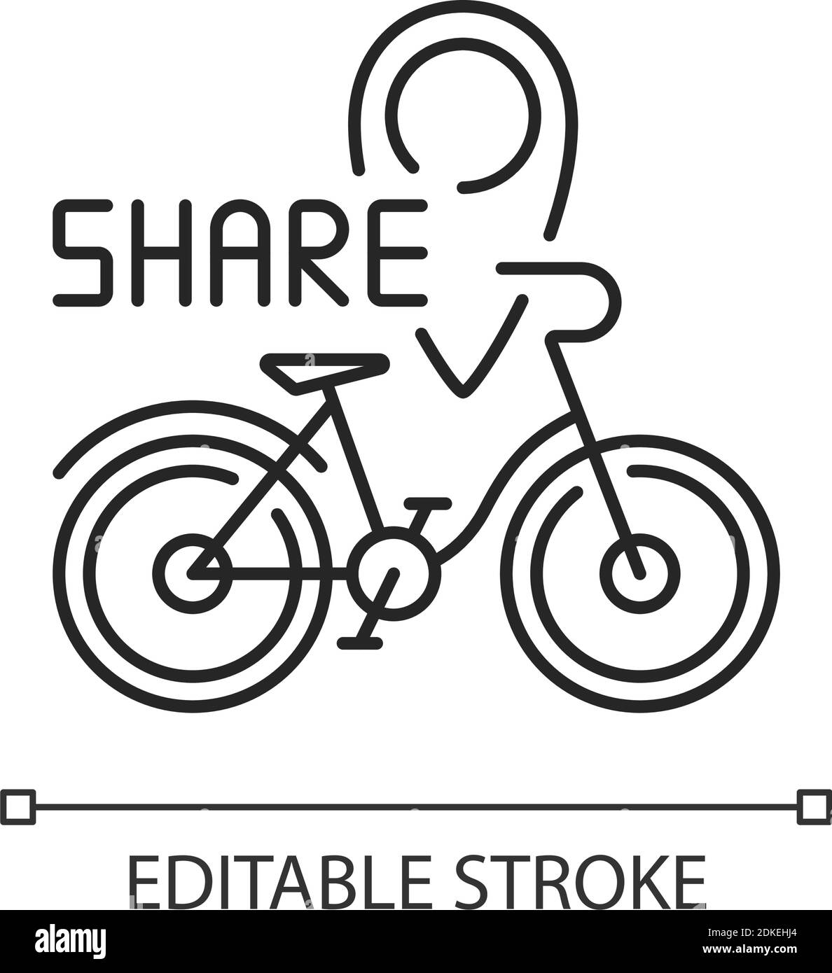Shared bicycle scheme Stock Vector Images - Alamy