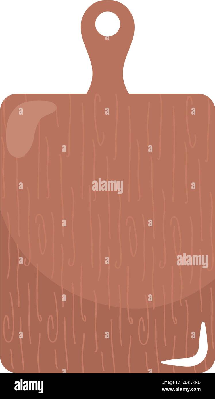 chopping board icon over white background, colorful design, vector ...