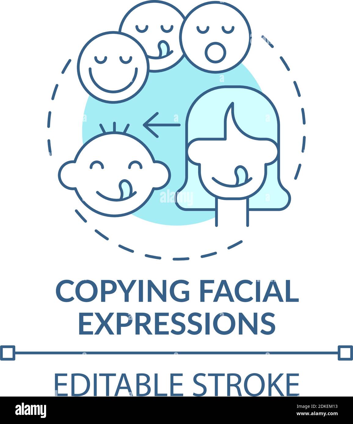 Baby mimicking Stock Vector Images - Alamy