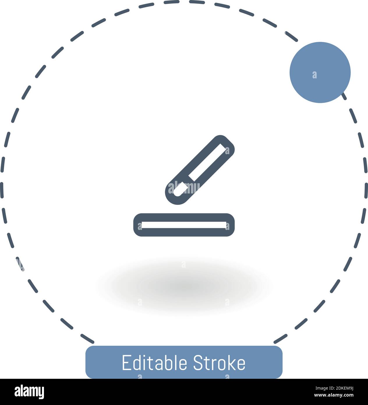 highlight vector icon editable stroke outline icons for web and mobile ...