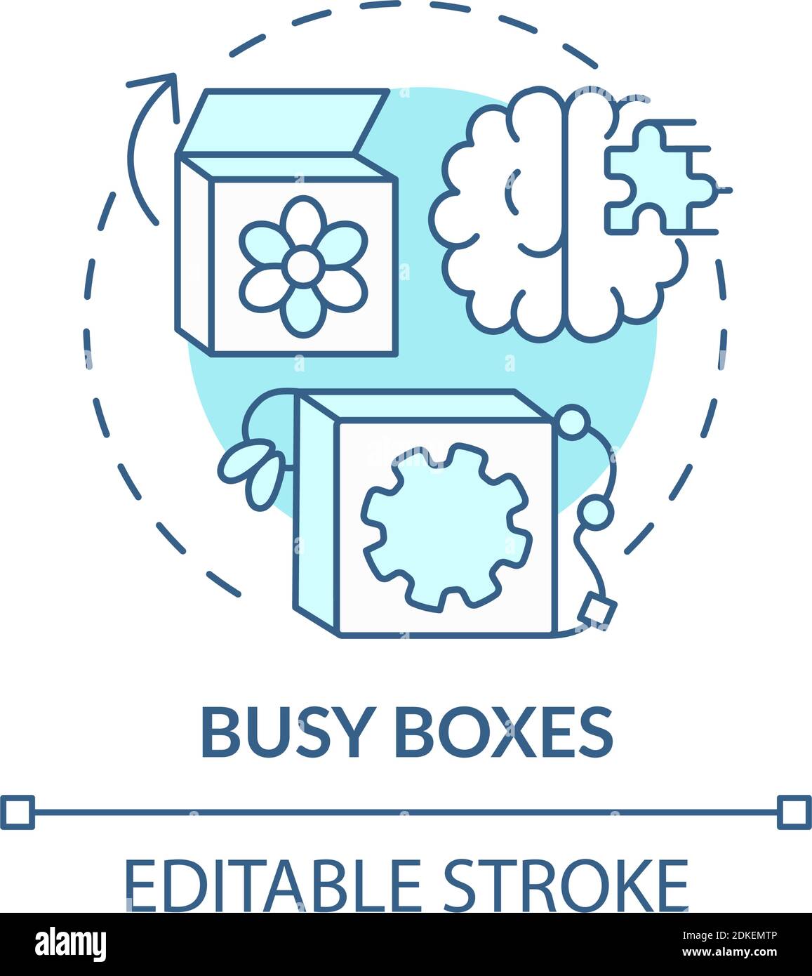 Sensory play vector vectors hi-res stock photography and images - Alamy