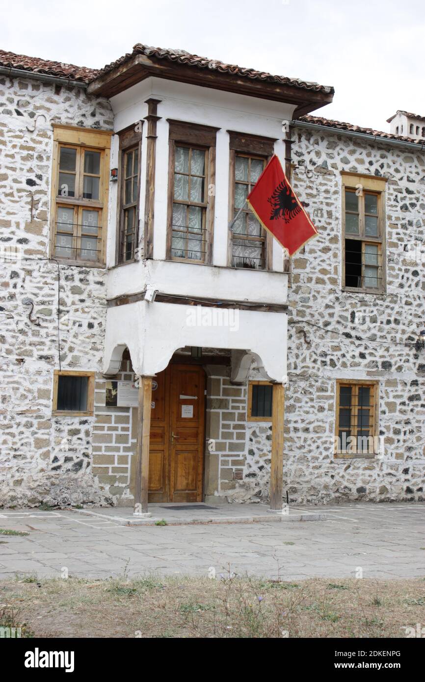 ABC, traditional house, first albanian school Stock Photo - Alamy