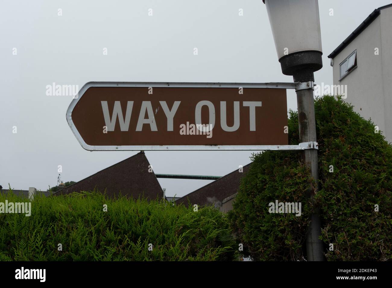 finding an exit strategy and way out in the human psyche Stock Photo ...