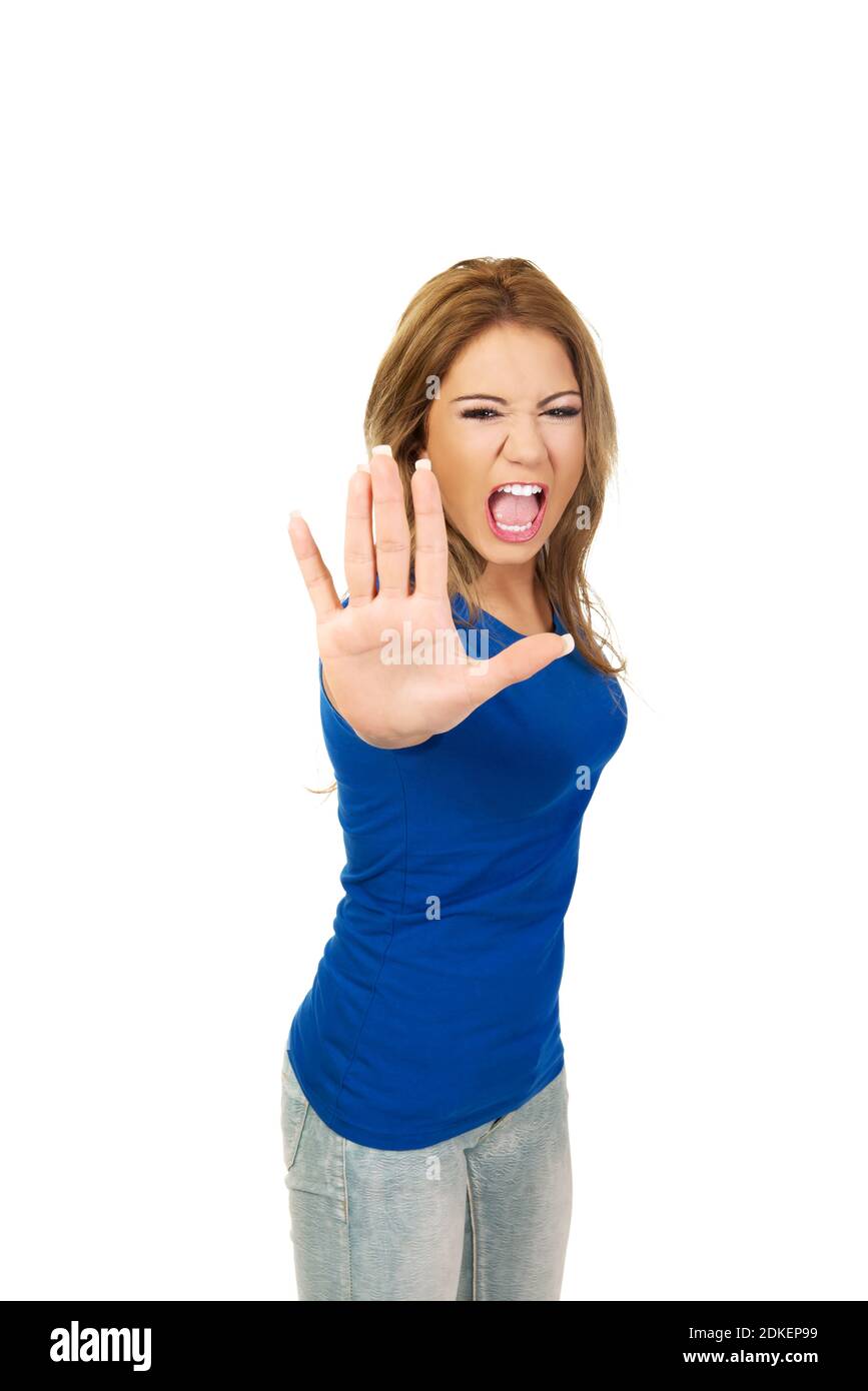 Stop Screaming High Resolution Stock Photography and Images - Alamy