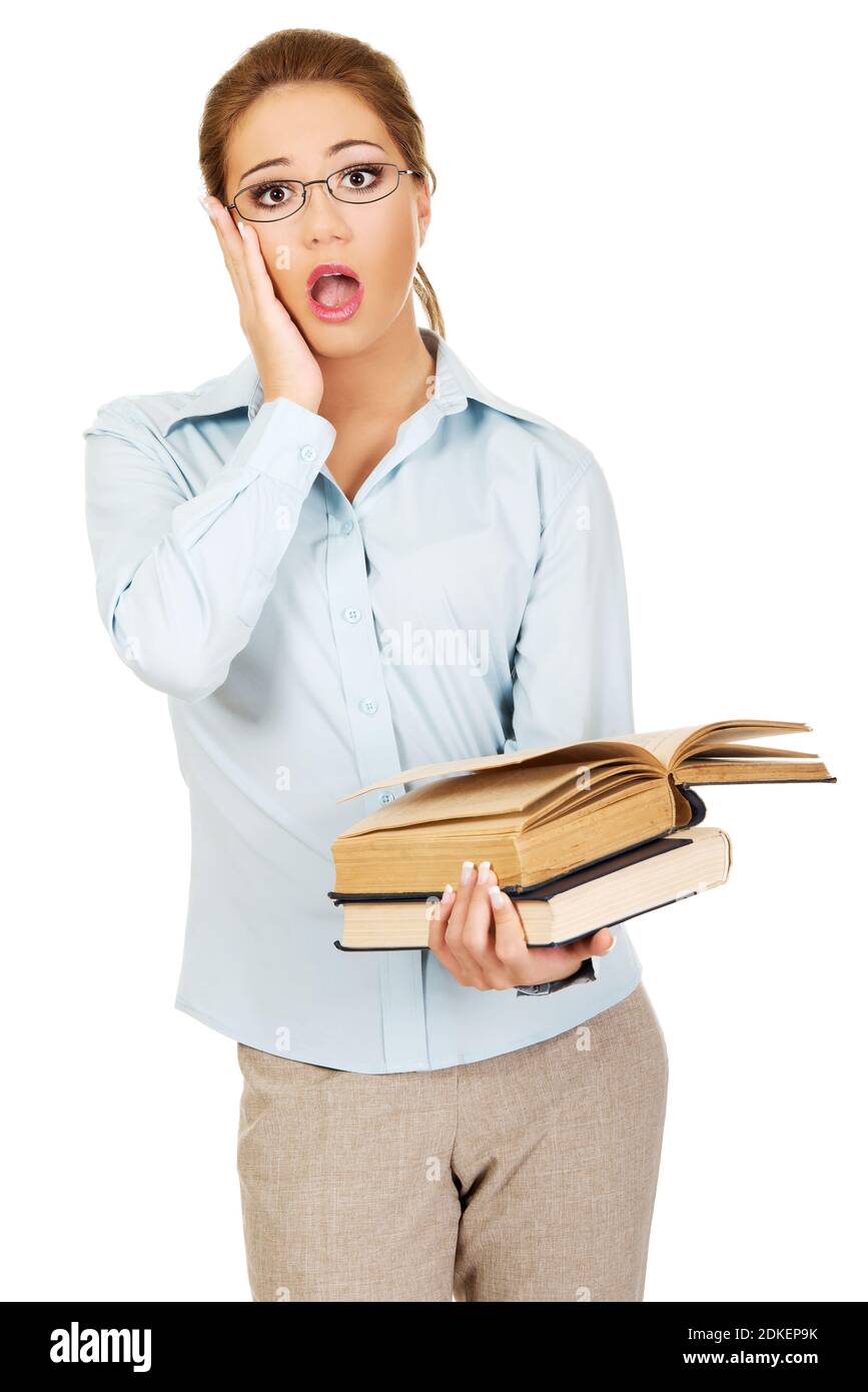 Shocked people reading a book hi-res stock photography and images - Alamy
