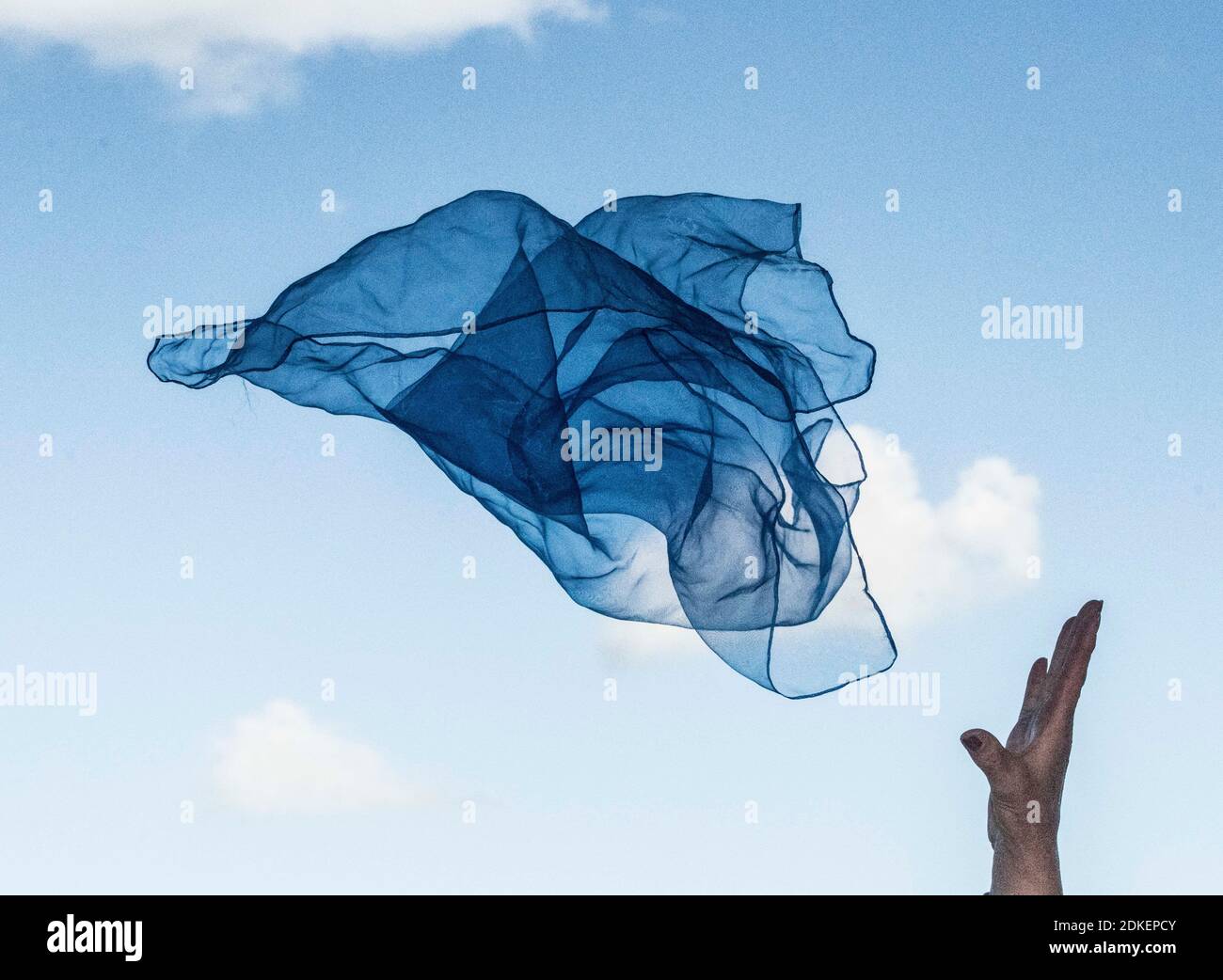 freedom and the color blue in the human psyche and psychology Stock ...