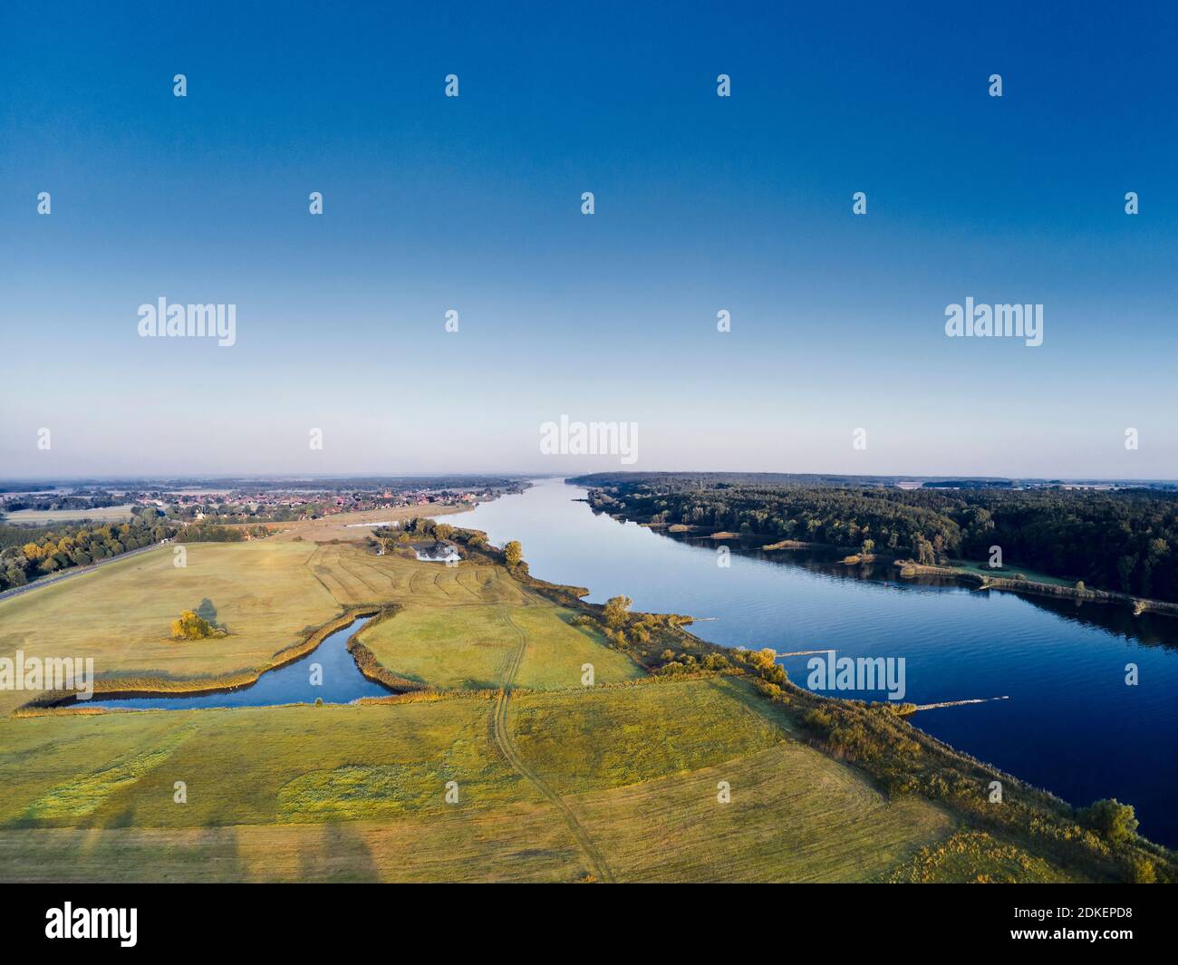 Aerial view floodplain hi-res stock photography and images - Alamy